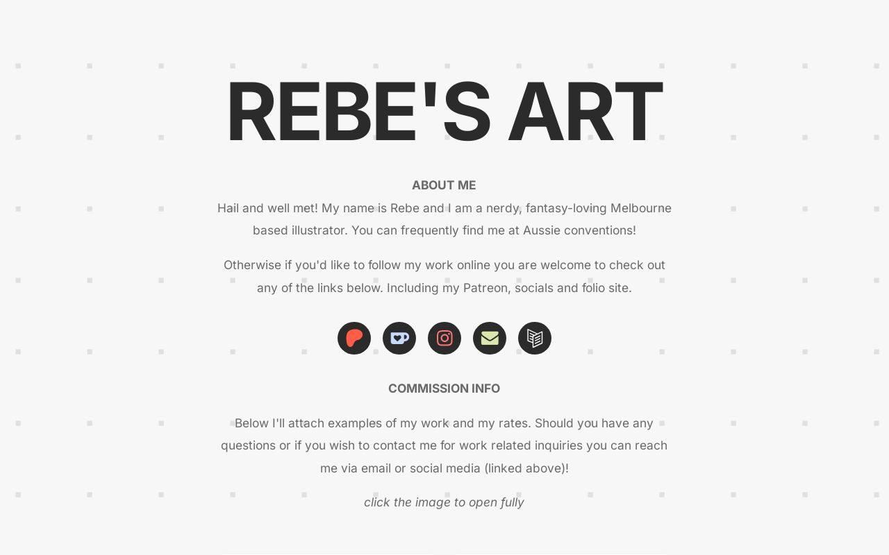 Rebe's Art - Link Page